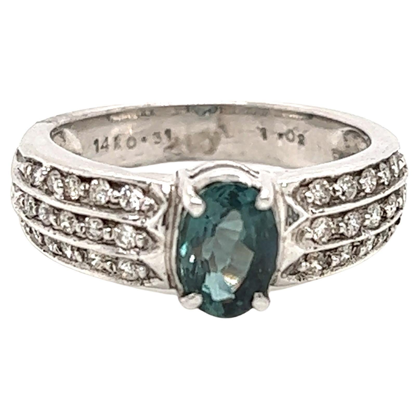 Natural GIA Certified 1.02 Ct. Brazillian Alexandrite and Diamond ...