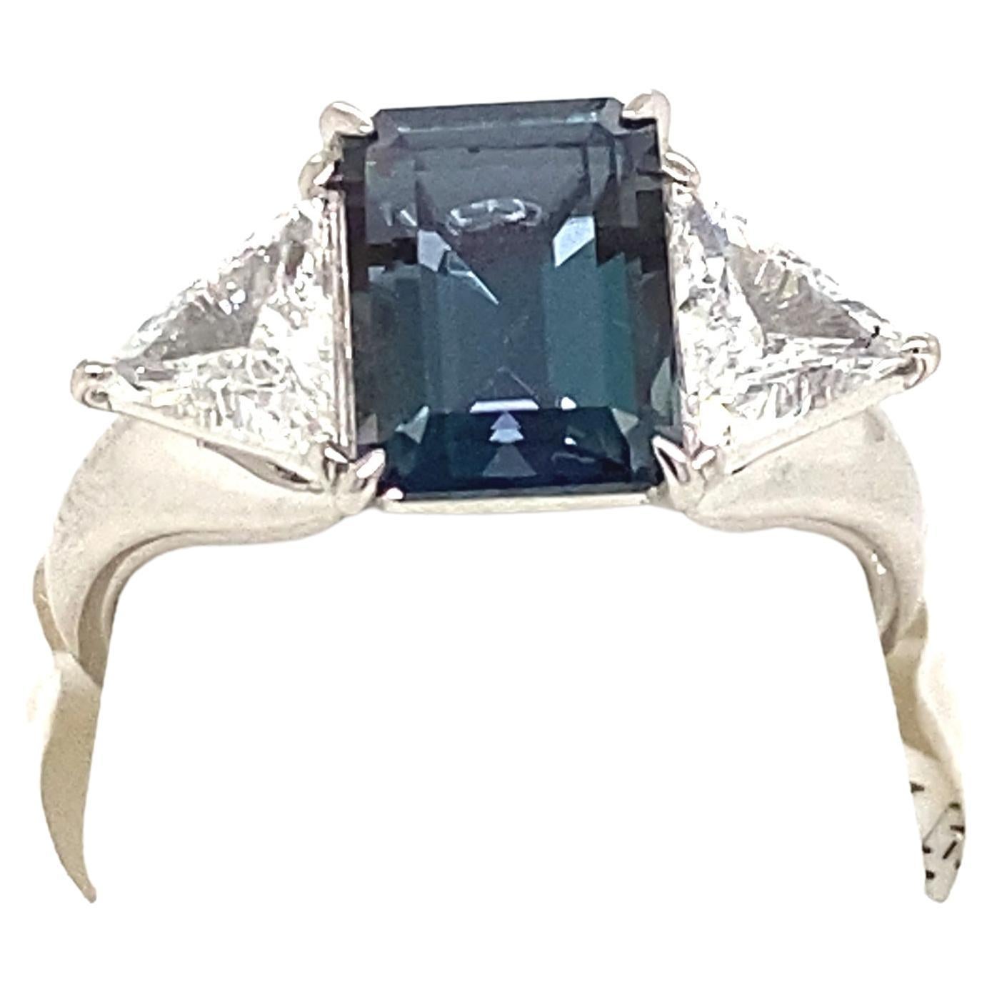 9.27 Carat Natural Alexandrite and Diamond Ring For Sale at 1stDibs ...