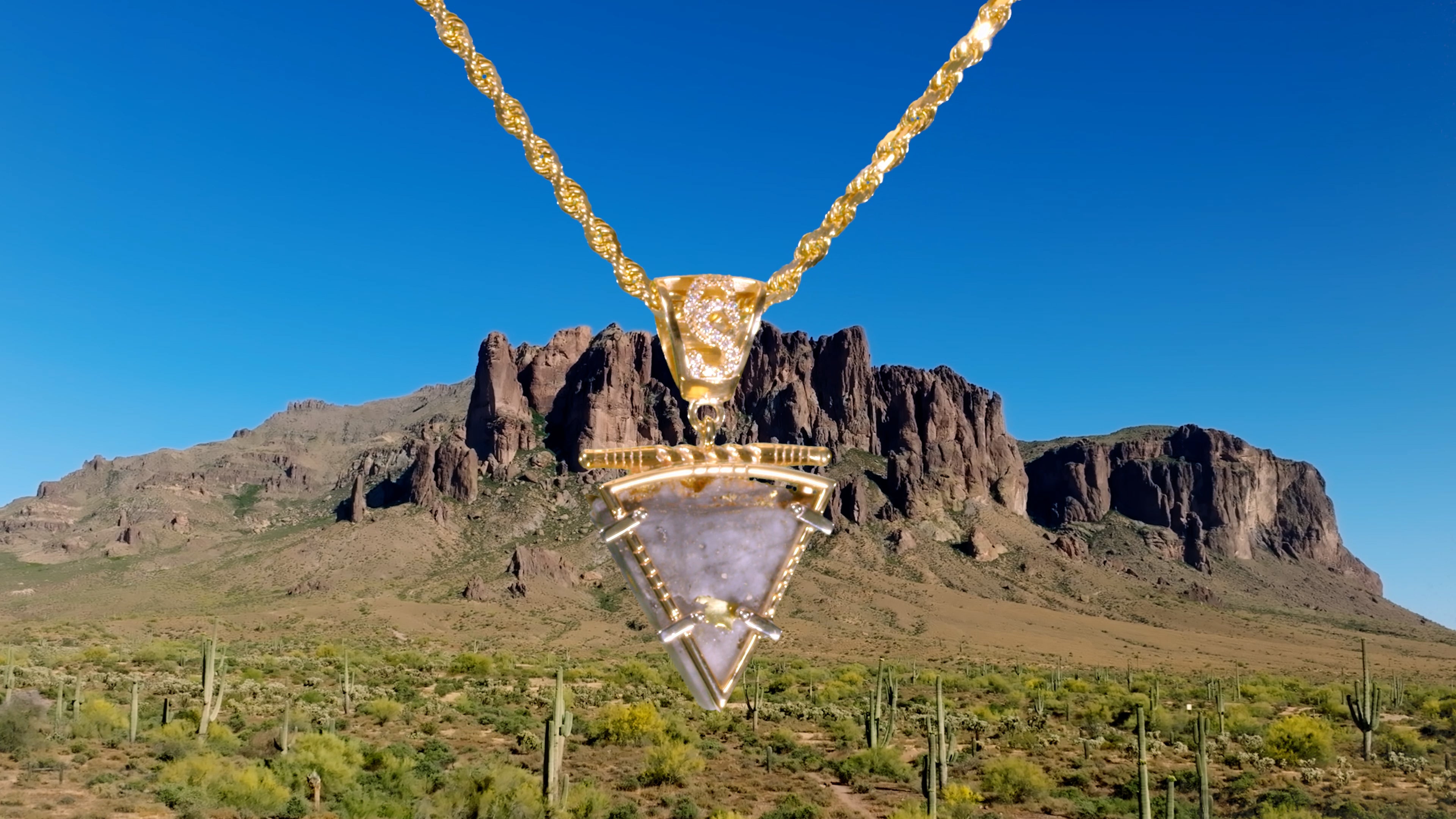 14.40Ct Cody Stone High Jewelry 14k Gold Natural Diamond Necklace For ...