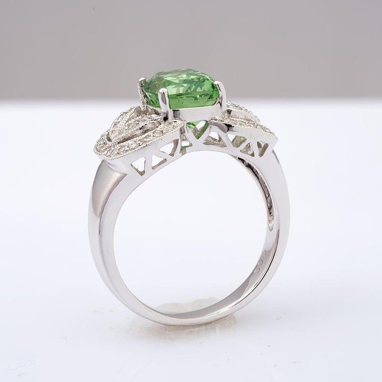 grossular garnet ring