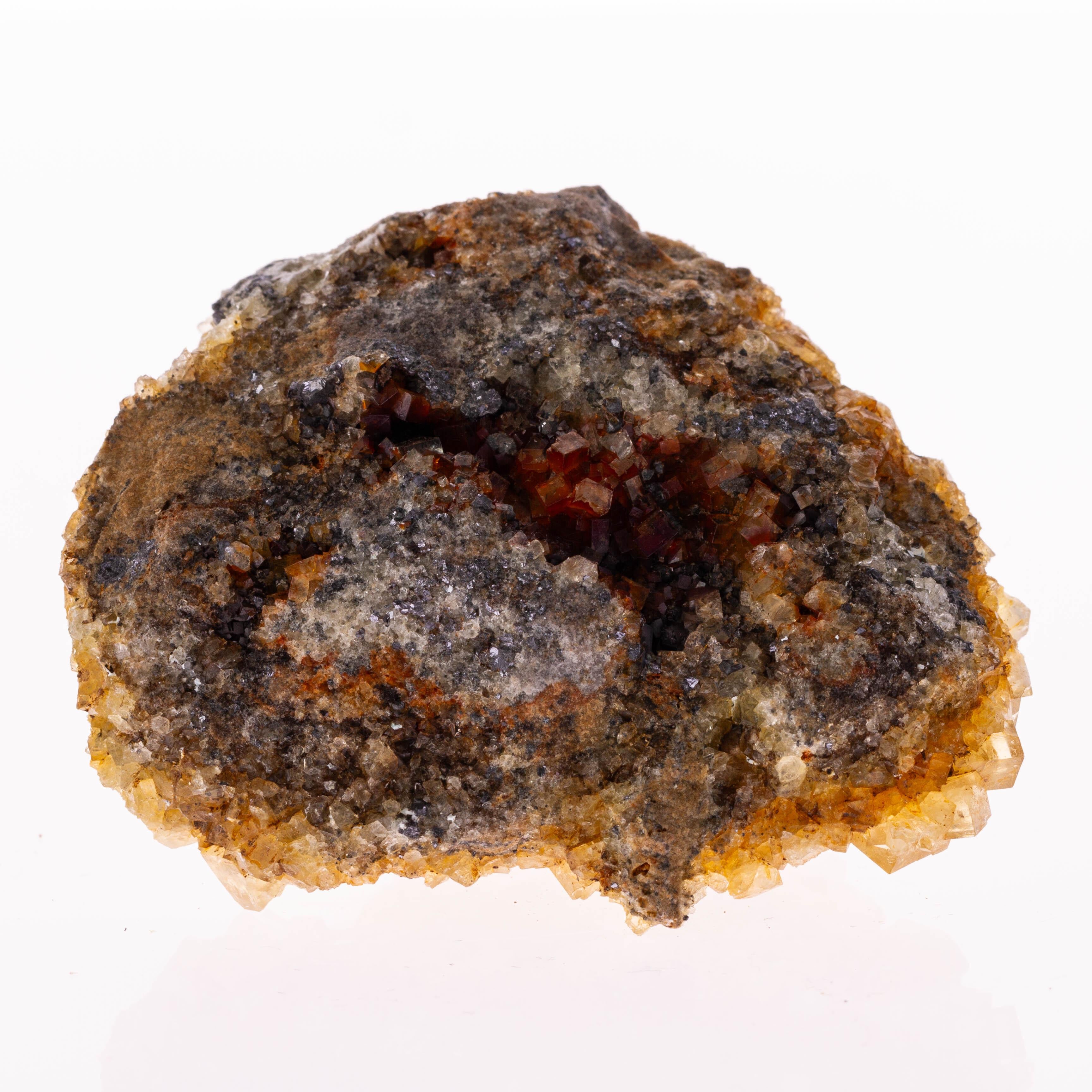 Natural History - Fluorite Gemstone Geode Specimen Crystals Cluster For ...