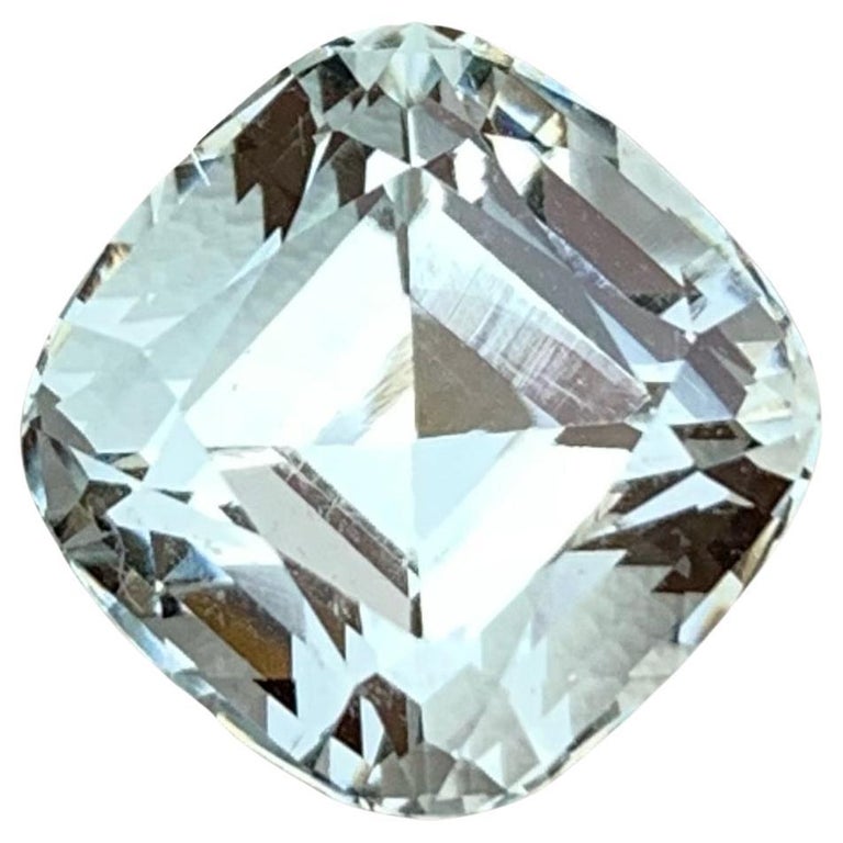 Natural Ice Blue Aquamarine Gemstone 7.30 CTS Sparkling Aquamarine For ...