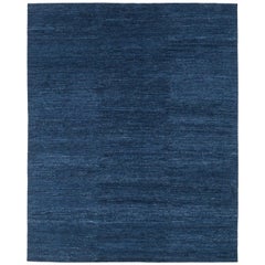 Natural Indigo Ombre Wool Rug at 1stdibs