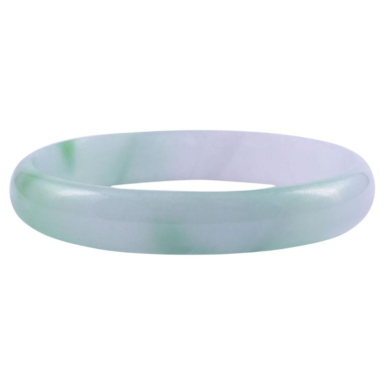 Natural Jade Bangle Bracelet For Sale at 1stDibs