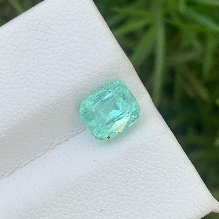Natural Light Green Loose Emerald Gemstone 1.50 Carats Loose Emerald ...