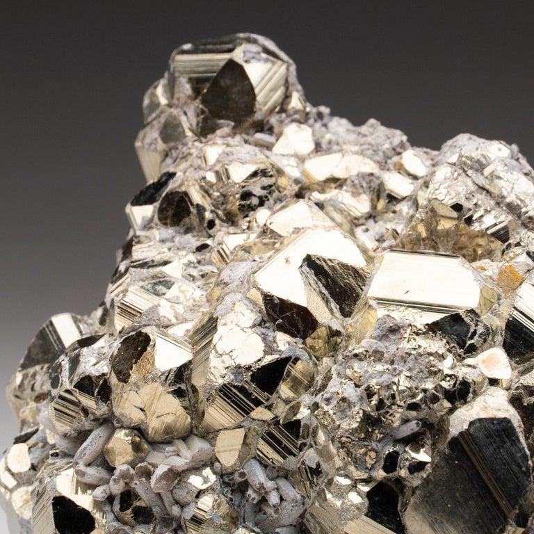 Natural Pyrite Cluster from Huanuco Province, Peru '9 lbs' For Sale at ...