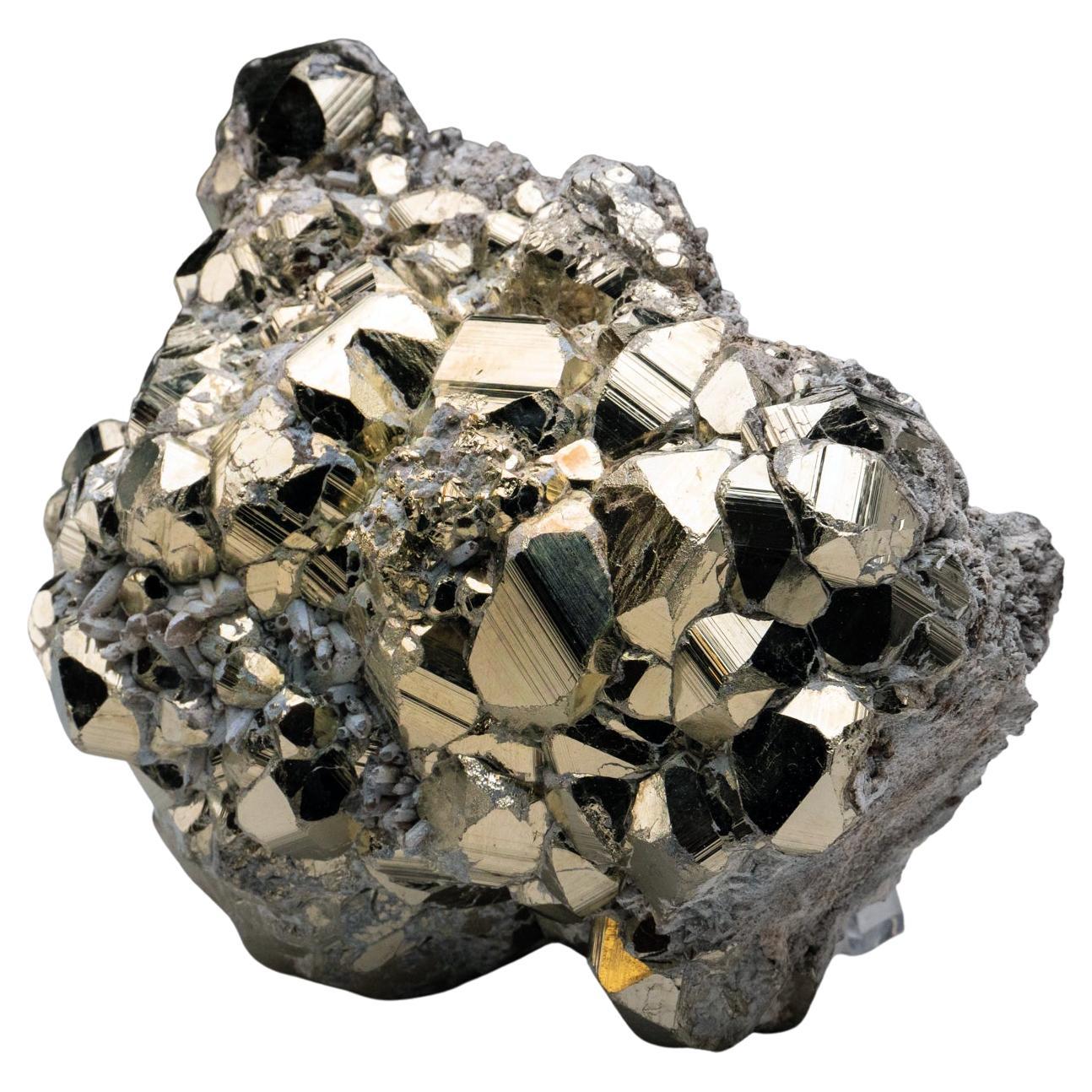Pyrite on Basalt from Navajun, Spain (6.5 Lbs) For Sale at 1stDibs
