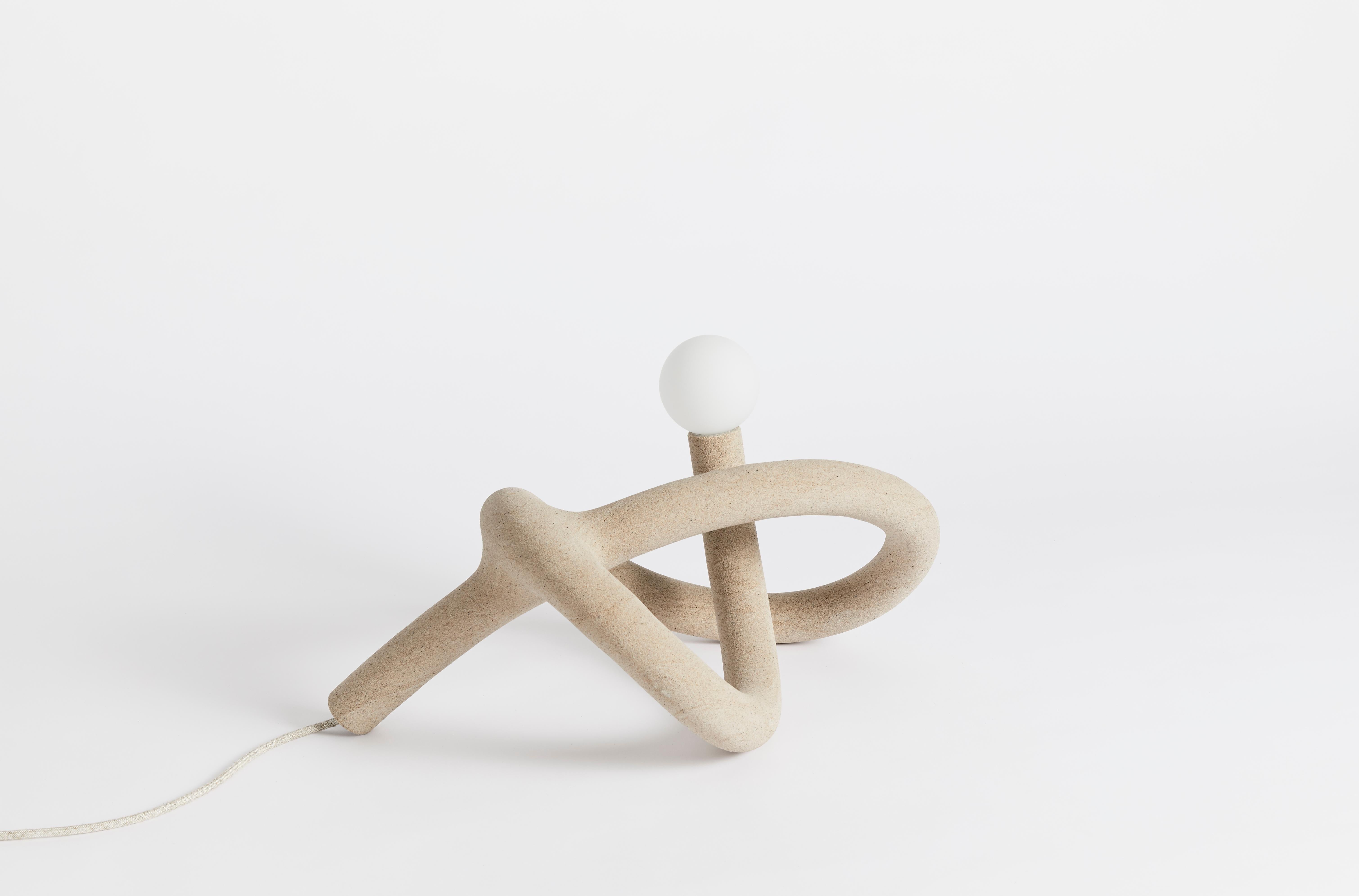 Natural Random Desk Light by HWE For Sale at 1stDibs