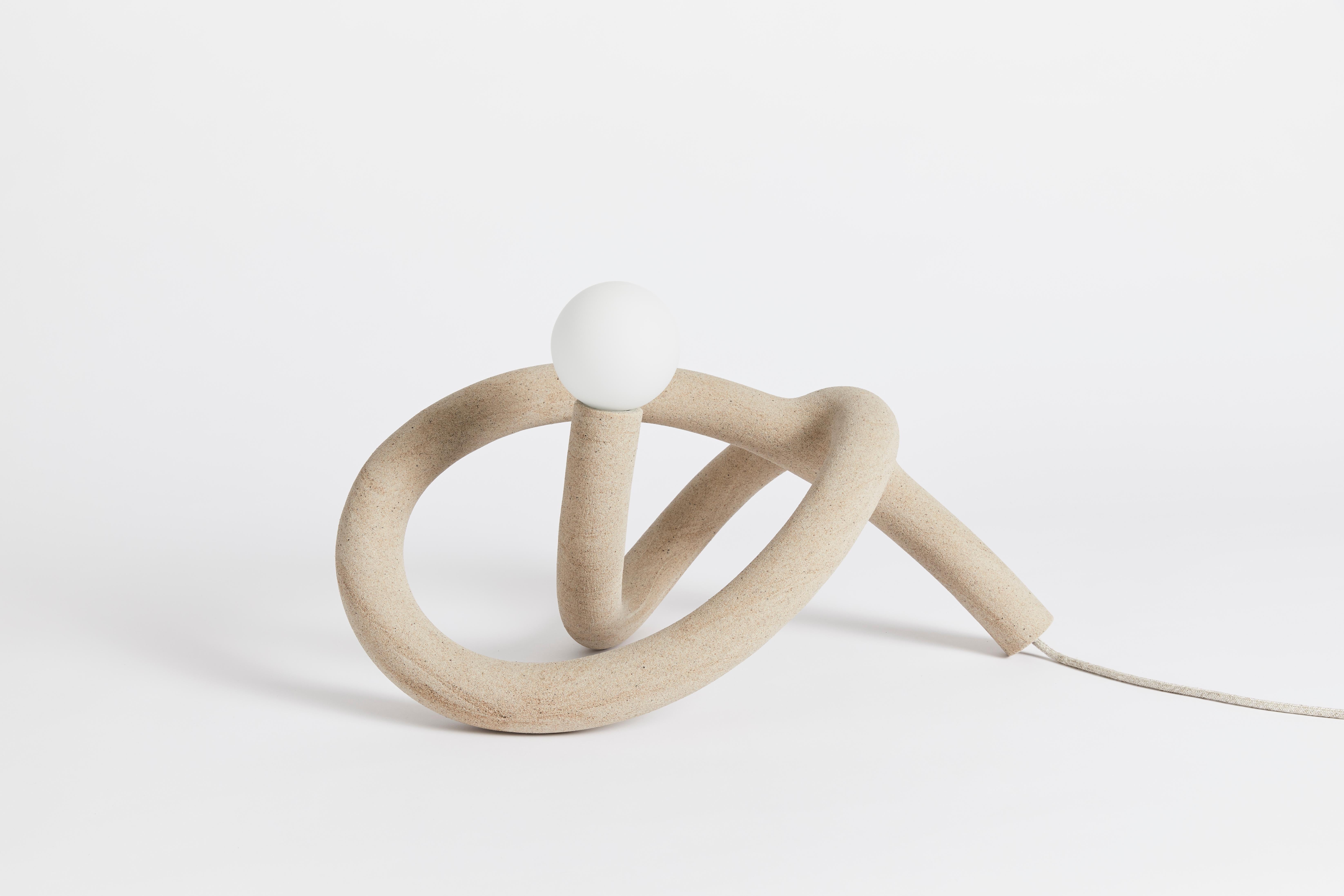 Natural Random Desk Light by HWE For Sale at 1stDibs