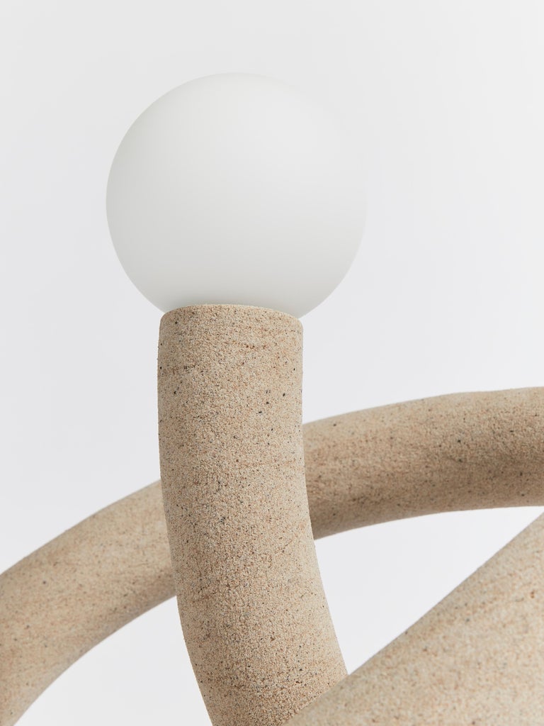 Natural Random Desk Light by HWE at 1stDibs