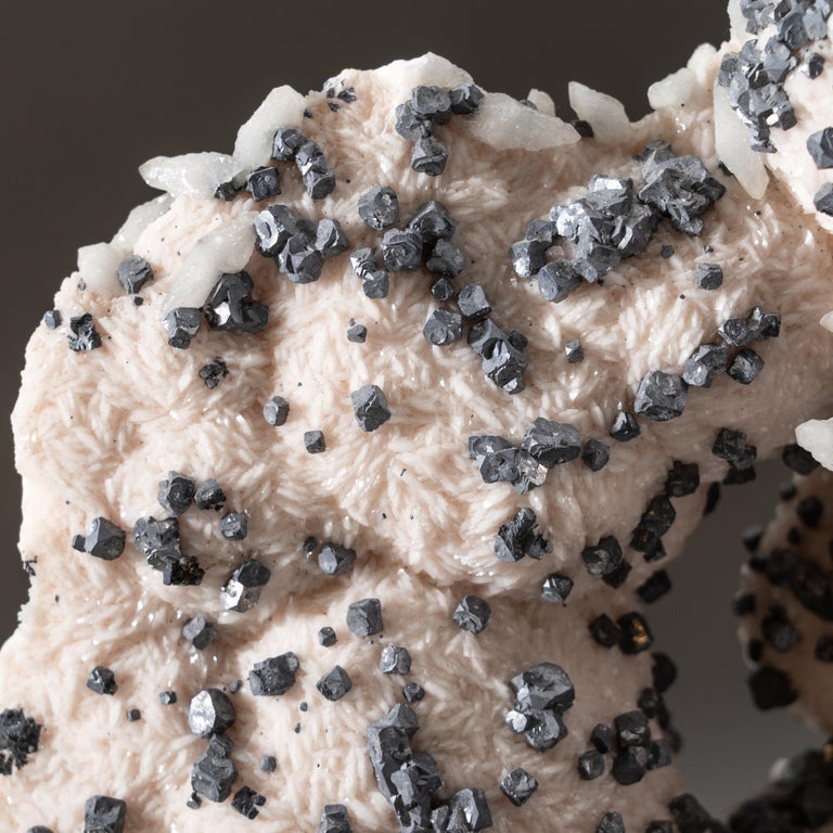 Rhodochrosite Mineral with Galena and Calcite from South Africa ( 10 ...