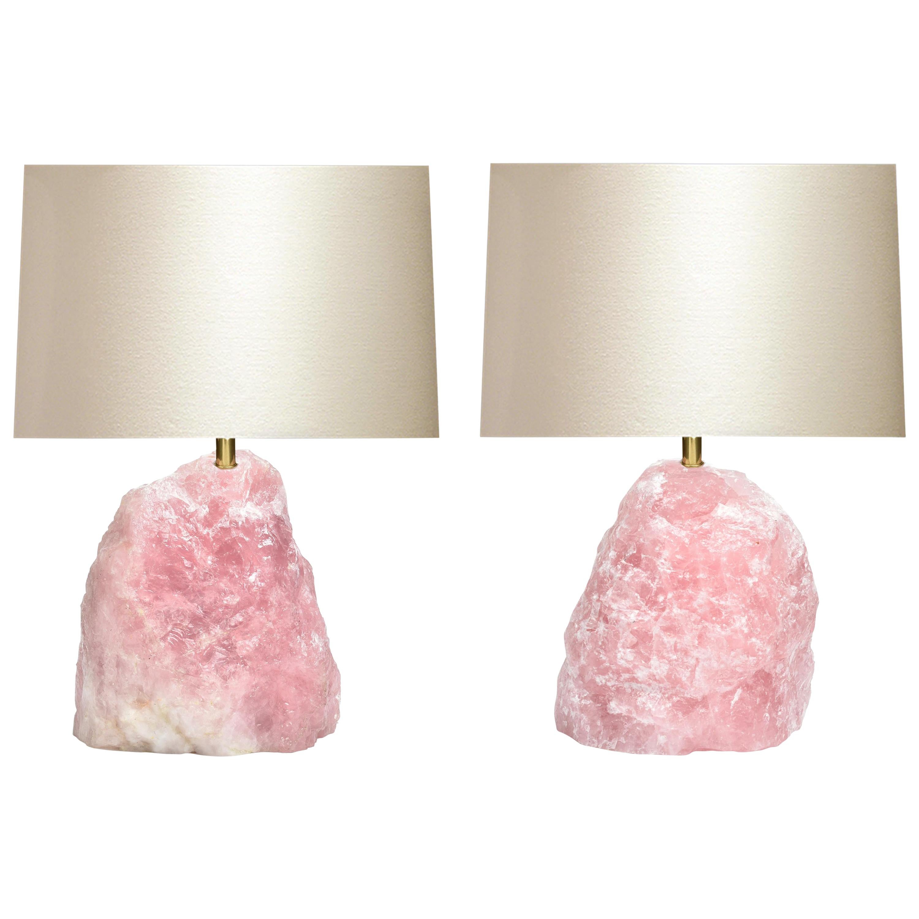 Natural Rock Crystal Quartz Lamp at 1stDibs | quartz rock lamp, rock ...