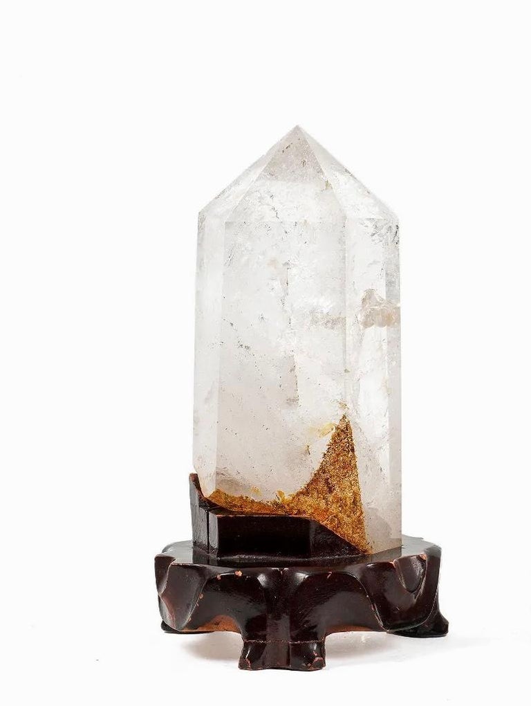 Natural Rock Crystal Tower Obelisk For Sale at 1stDibs
