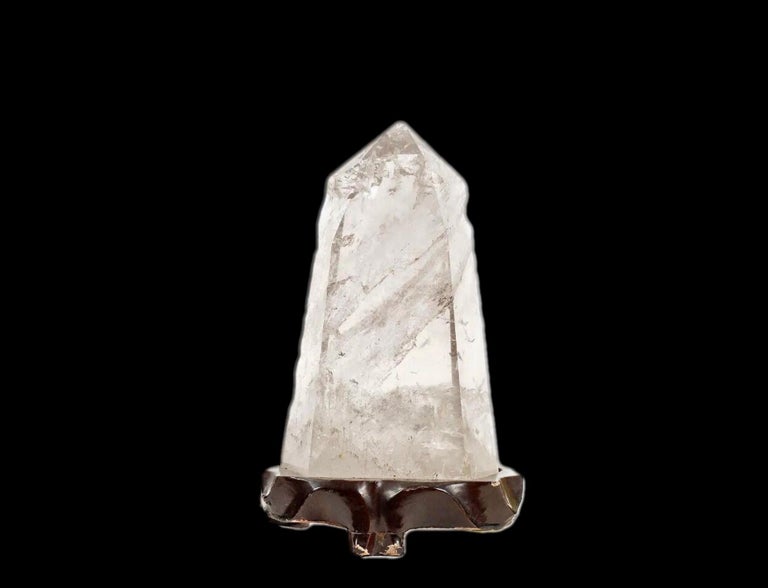Natural Rock Crystal Tower Obelisk For Sale at 1stDibs