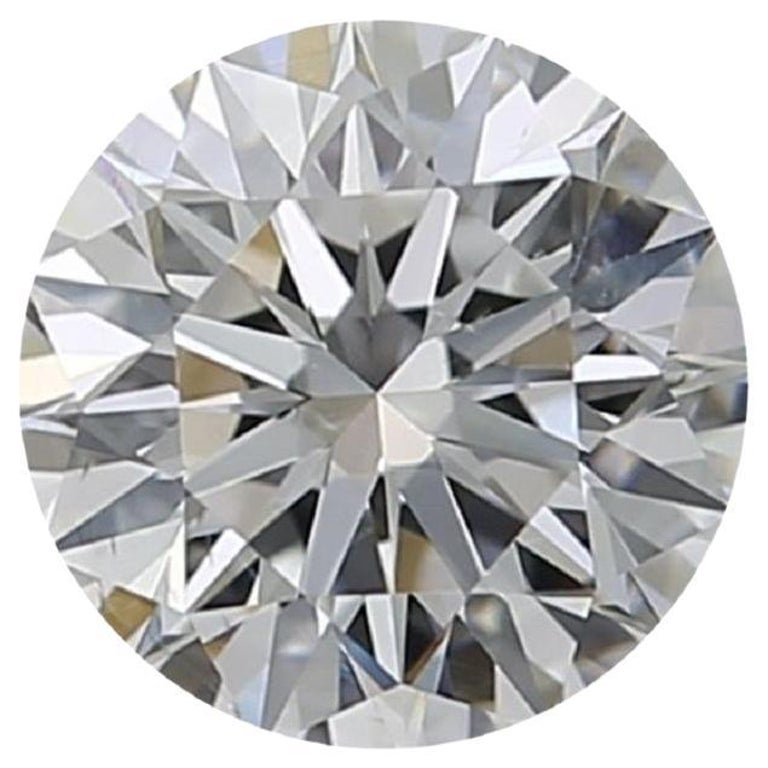 Natural Round Brilliant Diamond in a 0.41 Carat I SI2, GIA Certificate ...