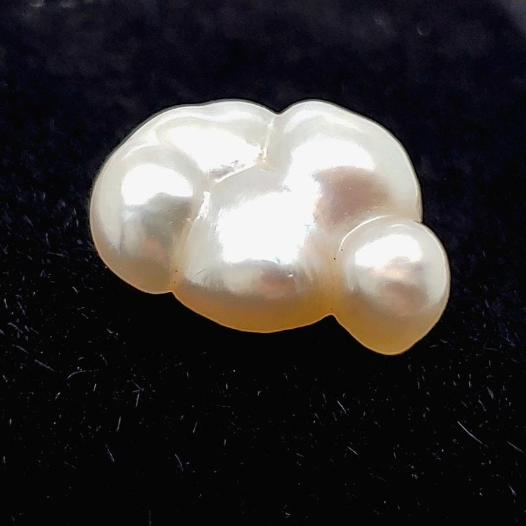Natural Saltwater Basra Pearl with GIA Certificate For Sale at 1stDibs