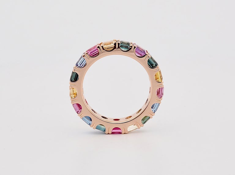 Customizable Natural Sapphire Alliance Ring For Sale at 1stDibs