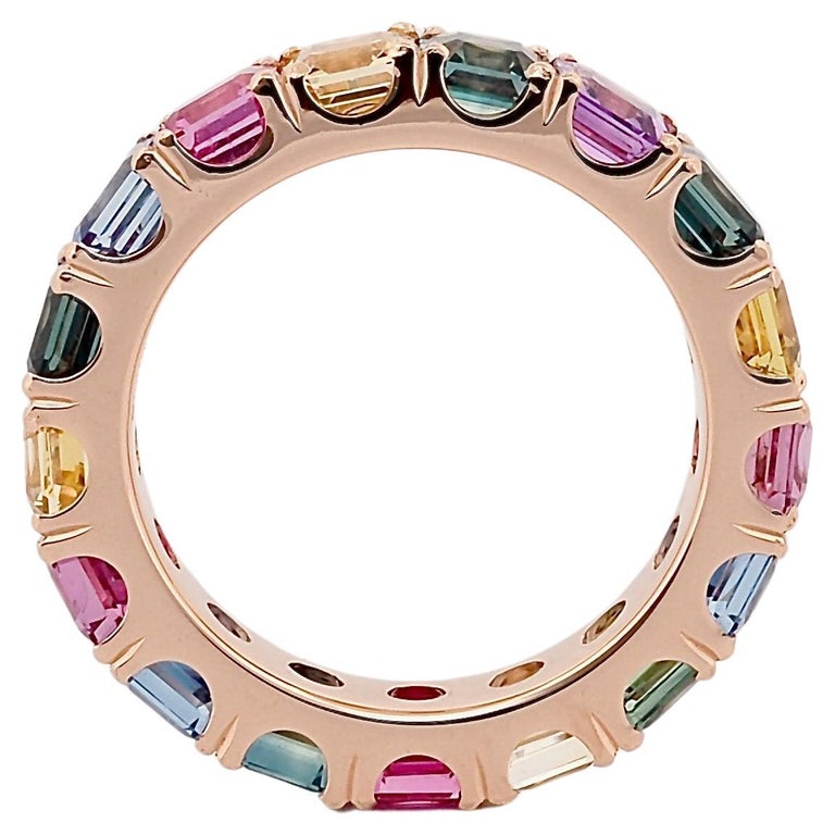 Customizable Natural Sapphire Alliance Ring For Sale at 1stDibs