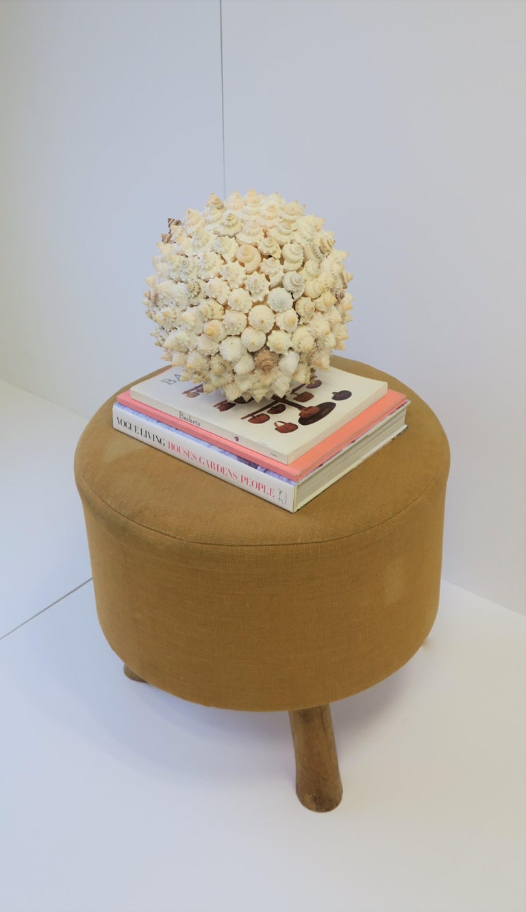 Seashell Sphere Ball Sculpture For Sale at 1stDibs | seashell ball
