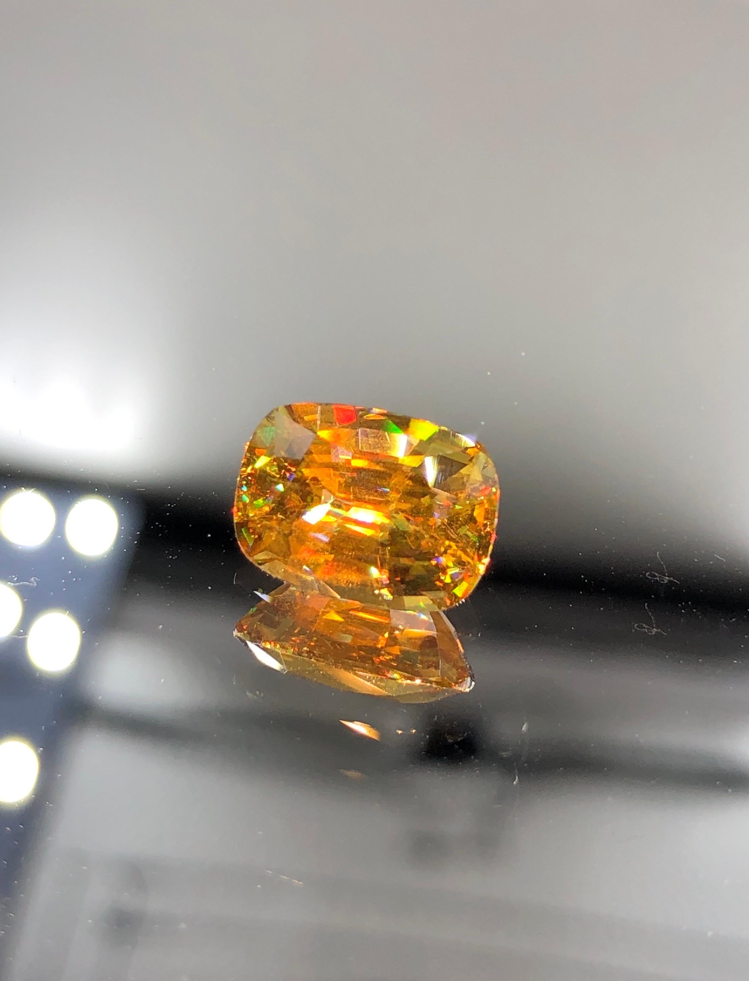 Natural Sphene 3.25 ct Madagascar Yellow/Golden at 1stDibs