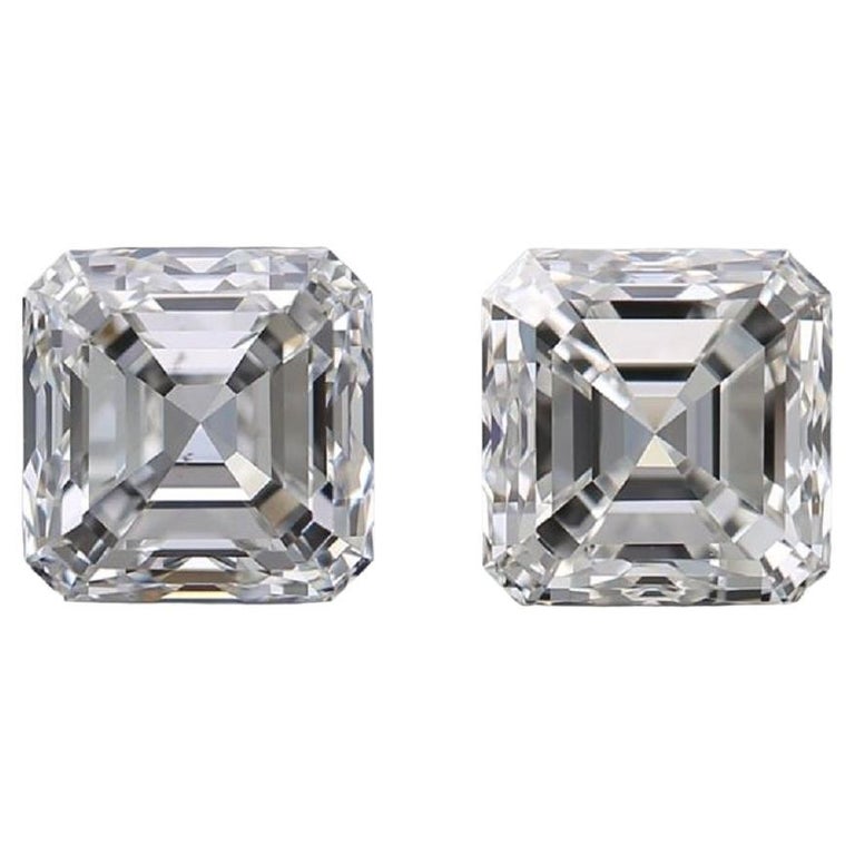 Natural Square Emerald Diamond in a 2.02 Carat F VS1, GIA Certificate ...