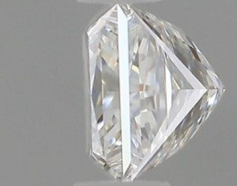 Natural Square Modified Brilliant Diamond in a 0.50 Carat G IF, GIA ...