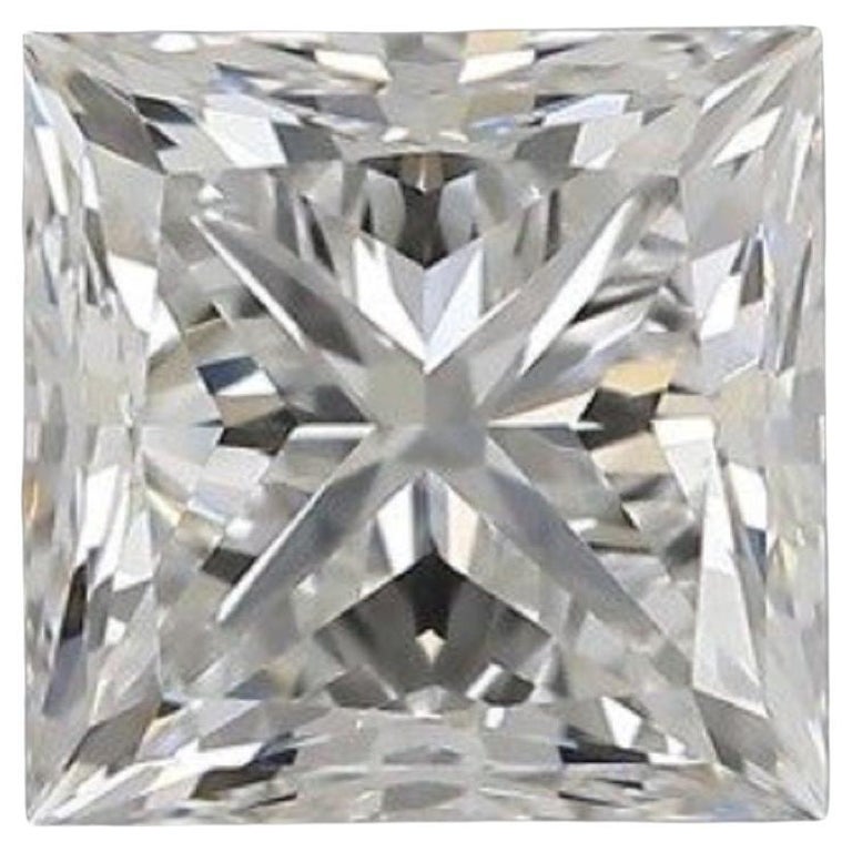 Natural Square Modified Brilliant Diamond in a 0.50 Carat G IF, GIA ...