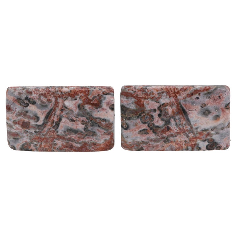 Natural Stone Cufflink Men's Cufflinks Rectangle Shape Men's Jewelry ...