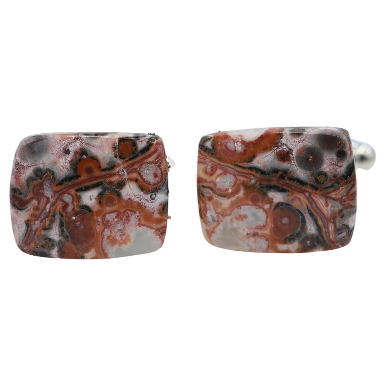 Natural Stone Cufflink Men's Cufflinks Rectangle Shape Men's Jewelry ...