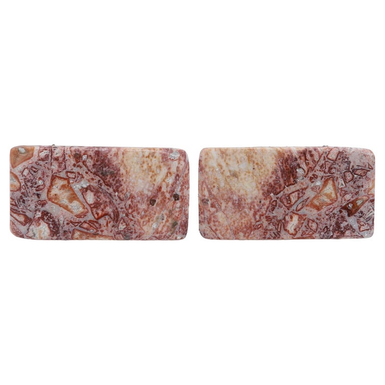 Natural Stone Cufflink Men's Cufflinks Rectangle Shape Men's Jewelry ...