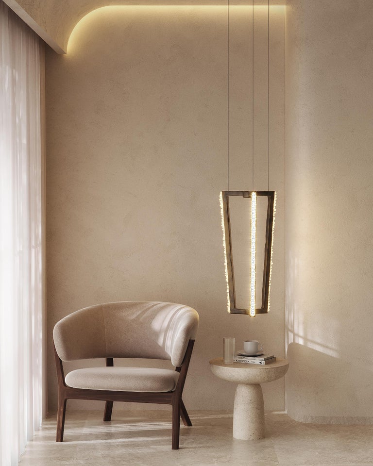 Natural Stone Wall Sconce I by Aver For Sale at 1stDibs