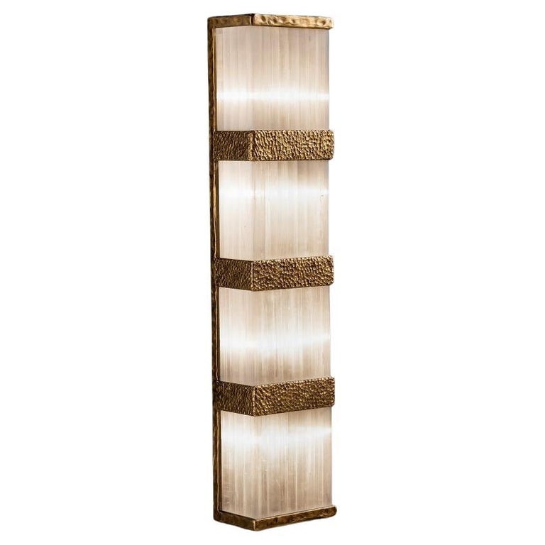 Natural Stone Wall Sconce II by Aver For Sale at 1stDibs