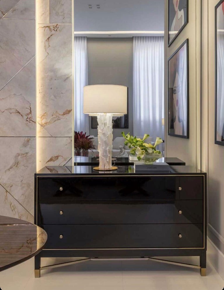 Natural Stone Table Lamp by Aver For Sale at 1stDibs