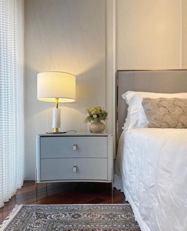 Natural Stone Table Lamp by Aver For Sale at 1stDibs