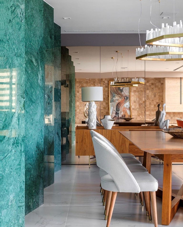 Natural Stone Table Lamp by Aver For Sale at 1stDibs