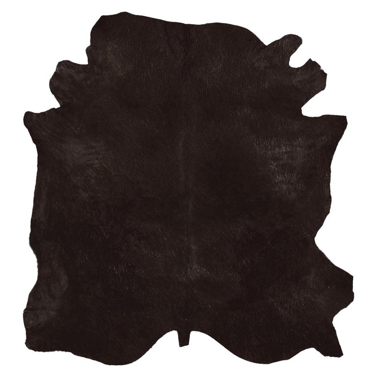 Natural Tanner Brown Colored Leather Rug For Sale at 1stDibs