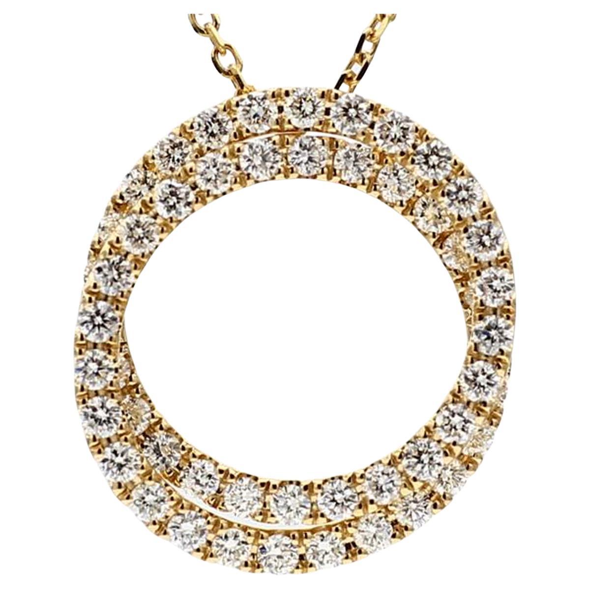 Memoire Identity Collection Diamond Pendant Set in 18k White Gold 1.20 ...