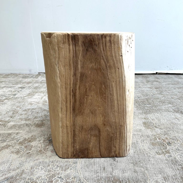 Natural Wood Stump Side Table or Stool at 1stDibs