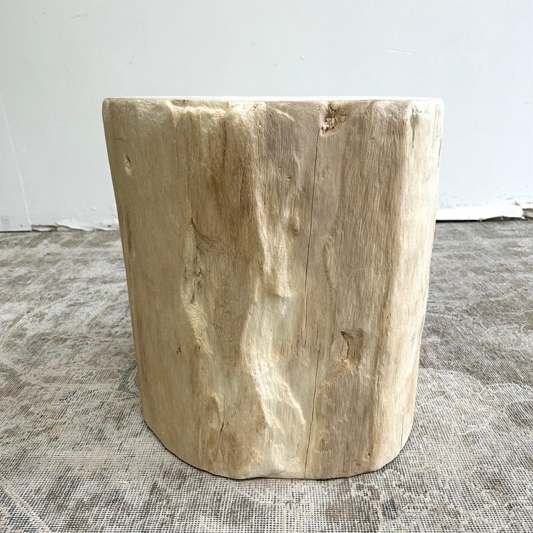 Natural Wood Stump Side Table or Stool at 1stDibs