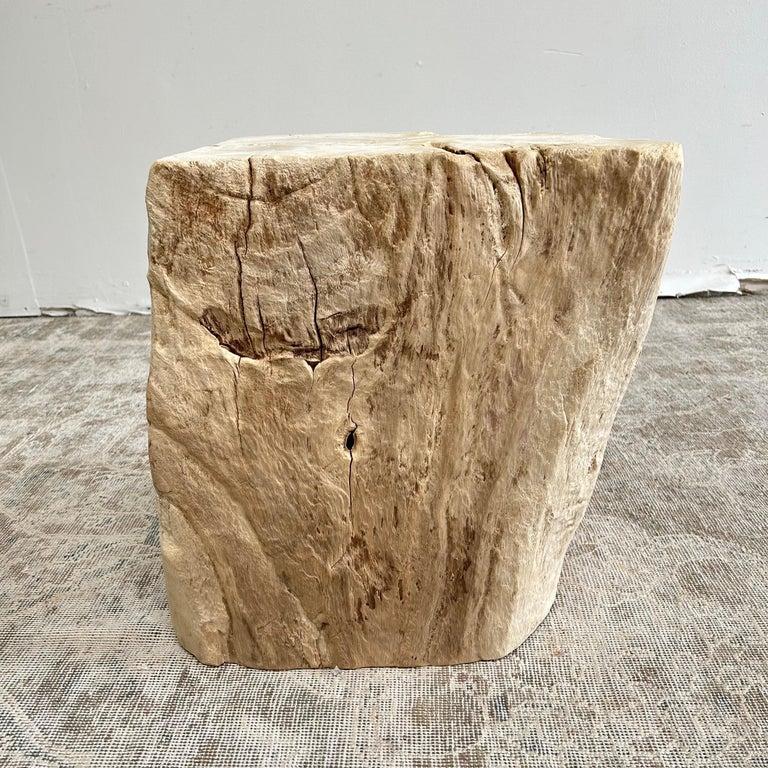 Natural Wood Stump Side Table or Stool at 1stDibs