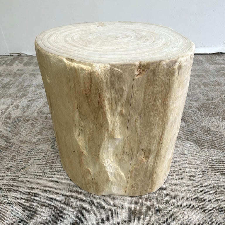 Natural Wood Stump Side Table or Stool at 1stDibs