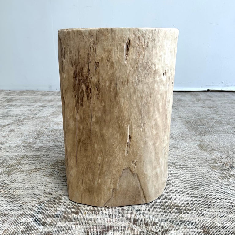 Natural Wood Stump Side Table or Stool at 1stDibs