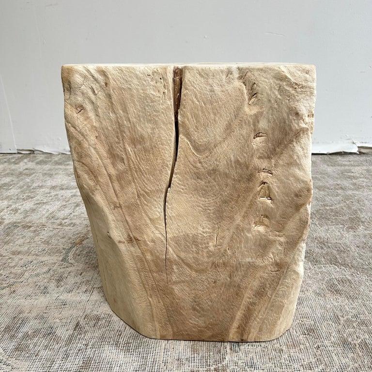 Natural Wood Stump Side Table or Stool at 1stDibs