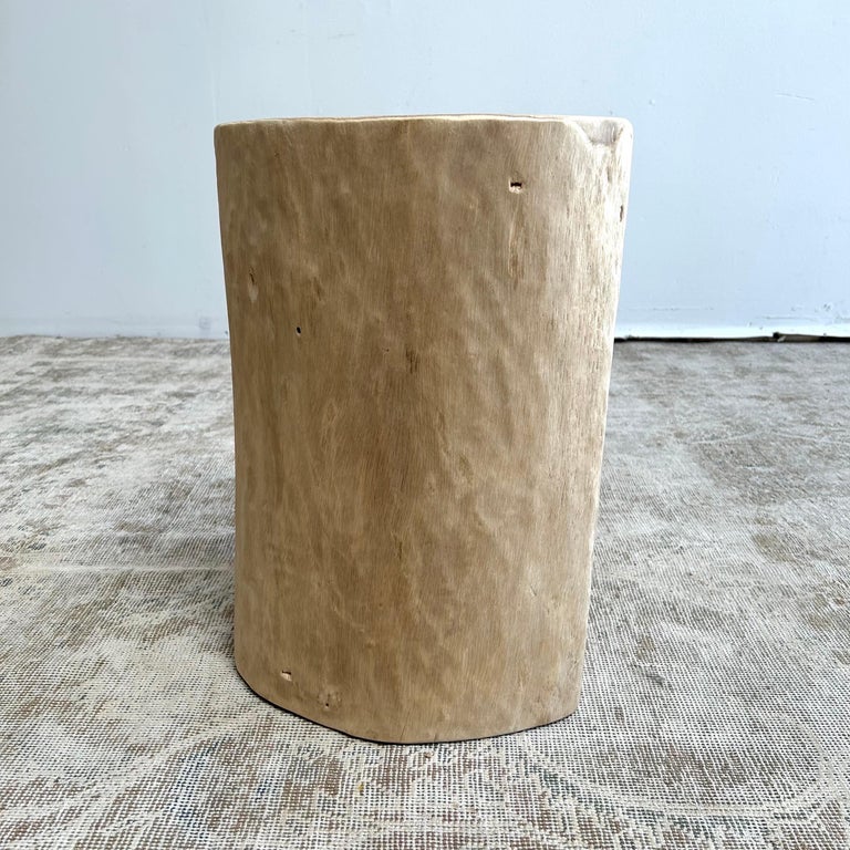 Natural Wood Stump Side Table or Stool at 1stDibs