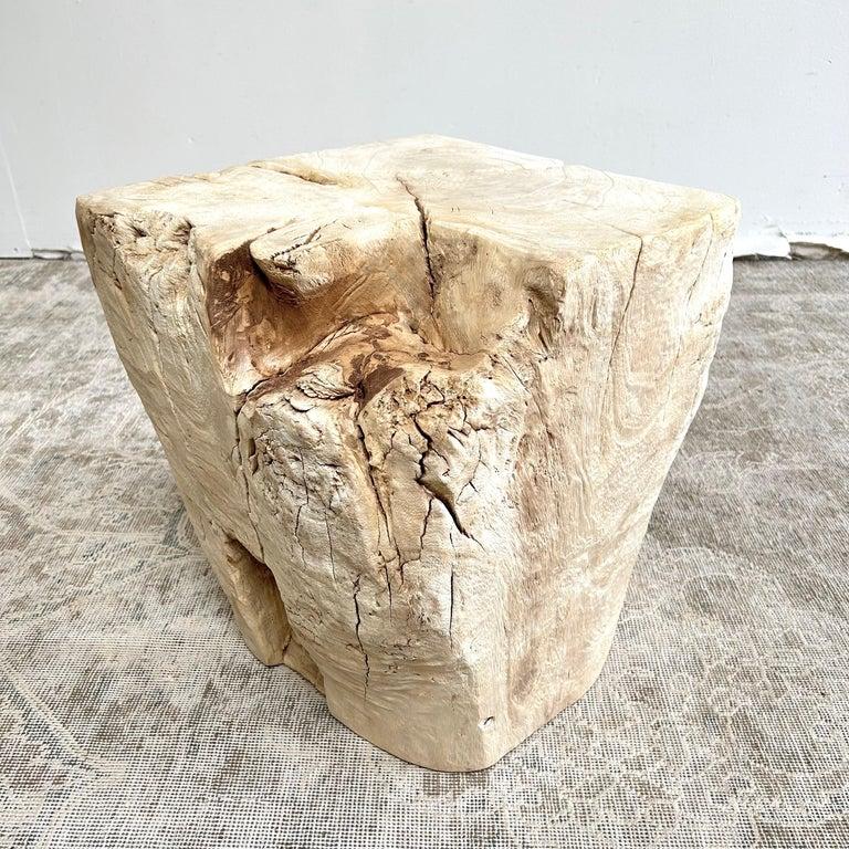 Natural Wood Stump Side Table or Stool at 1stDibs
