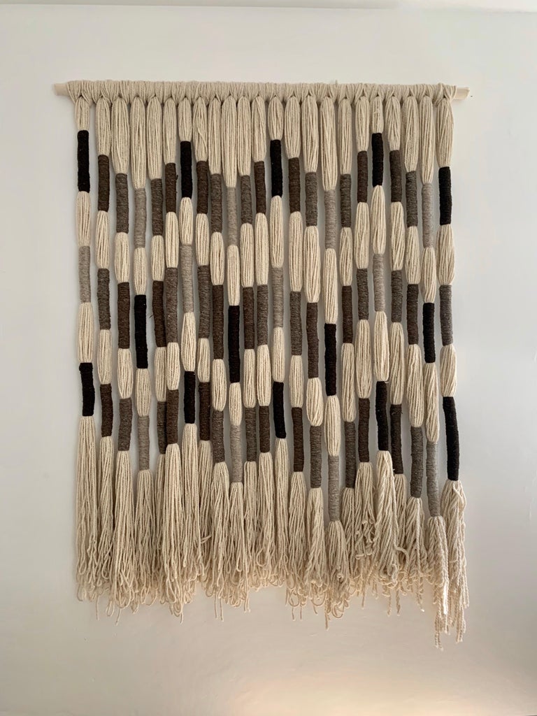 Natural Wool Mounted Wall Art at 1stDibs | apache tapestry, tapestry ...