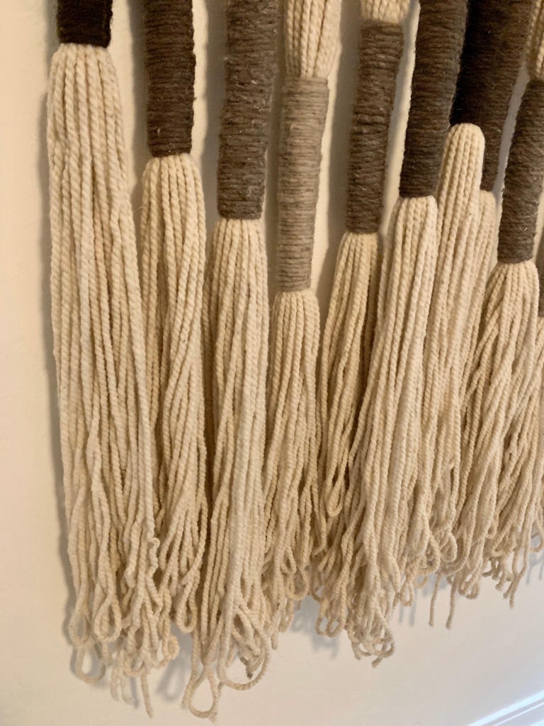 Natural Wool Mounted Wall Art at 1stDibs | apache tapestry, tapestry ...