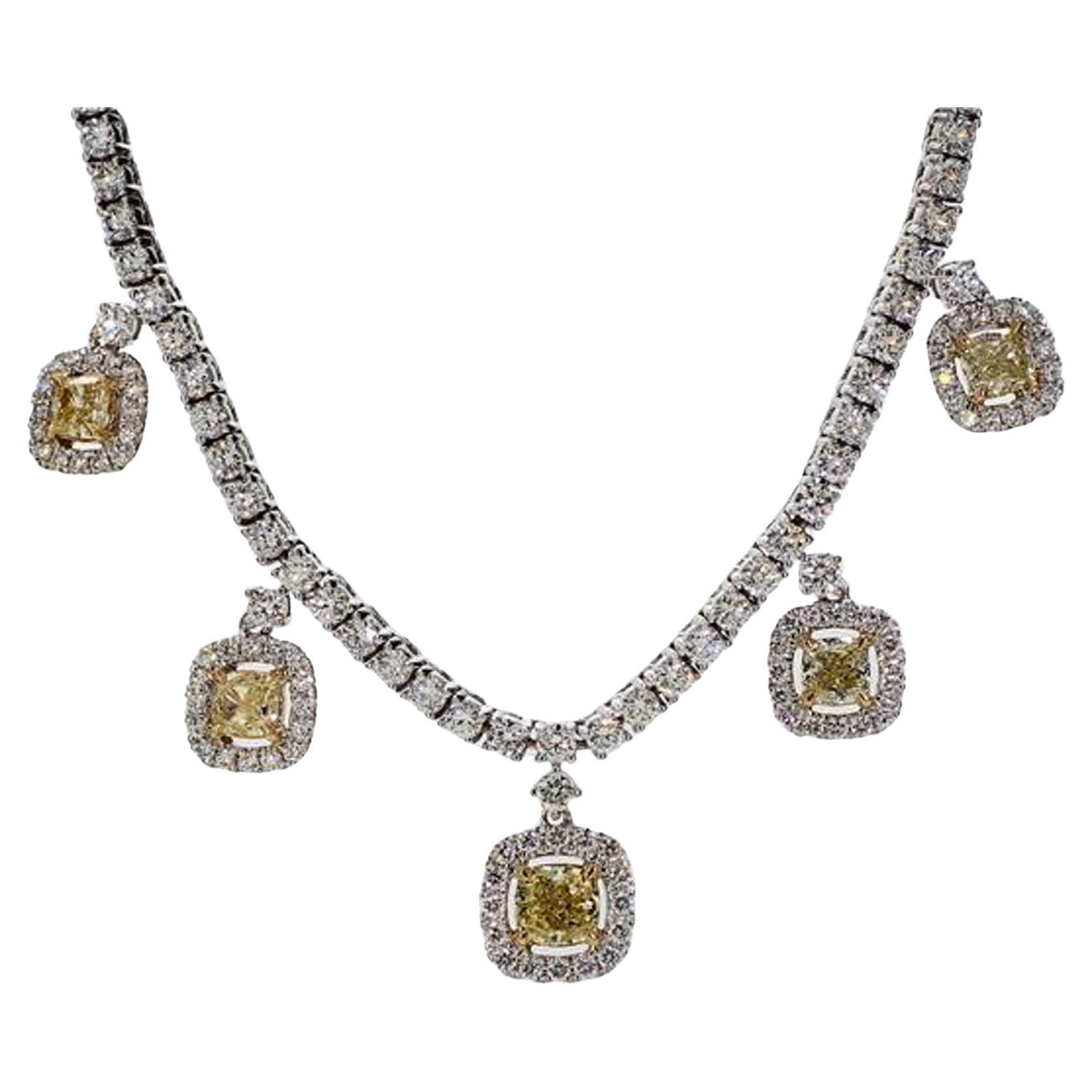 Natural Colored Diamond Necklace For Sale at 1stDibs | colored diamond ...