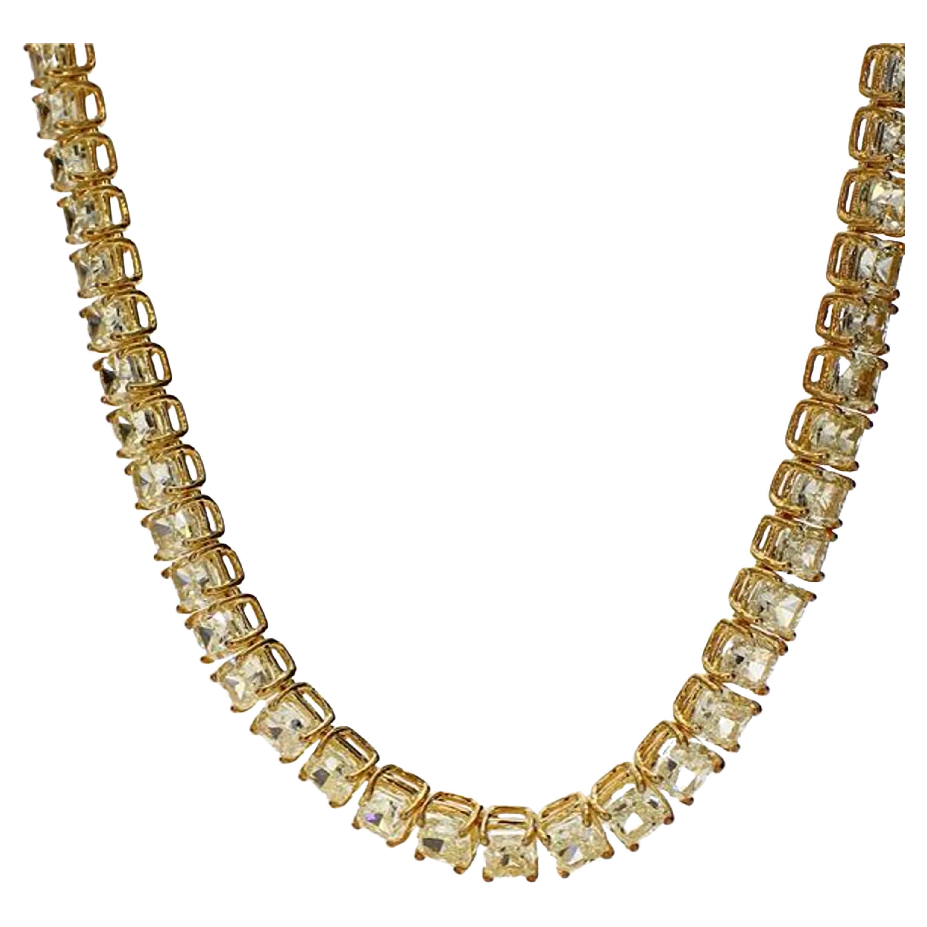 Antique Yellow Diamond Necklaces - 554 For Sale at 1stDibs | fancy ...