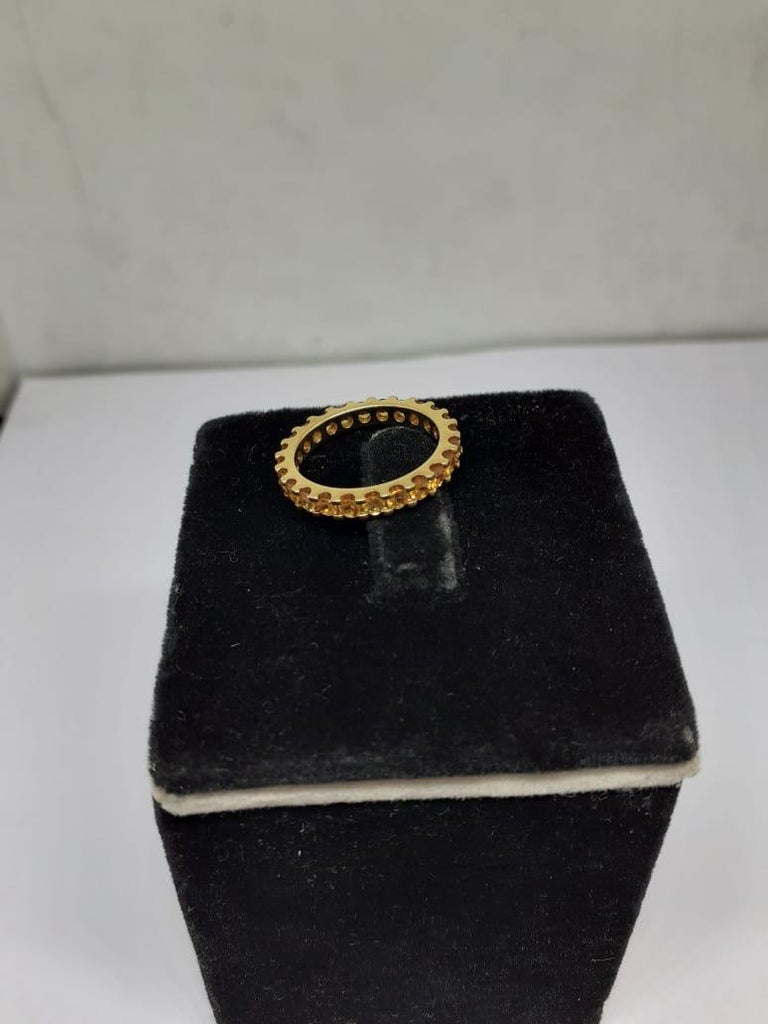 Natural Yellow Sapphire with 1.68 Carats in 18k Gold For Sale at 1stDibs